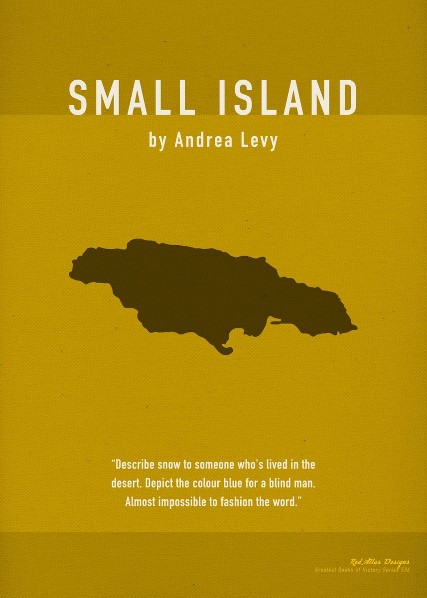 'Small Island Book Art ' Poster, picture, metal print, paint by Design ...