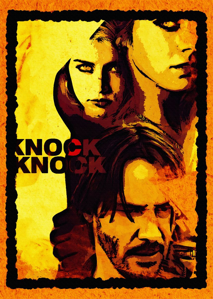 'Knock Knock' Poster, picture, metal print, paint by Katerina Lim ...