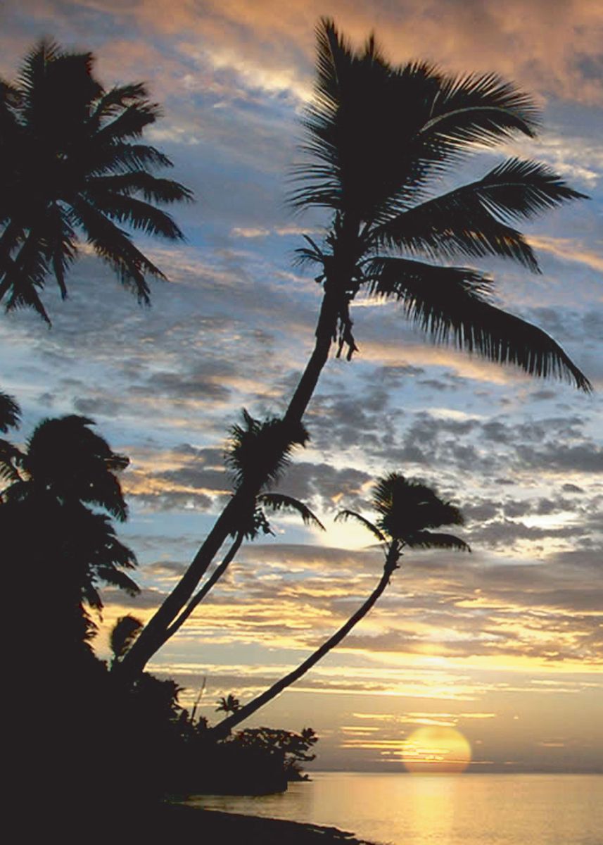 'Hawaiian Sunset' Poster, picture, metal print, paint by Damelio ...