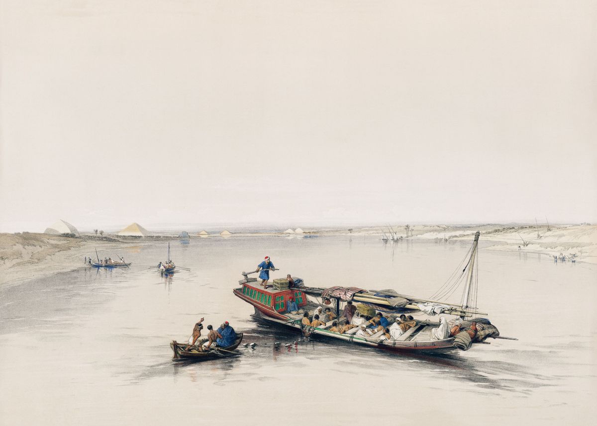 'View on the Nile' Poster by tony4urban | Displate