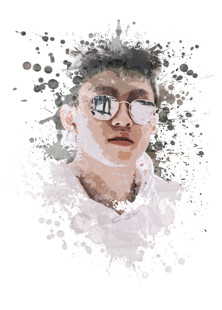 'Rich Brian Watercolor' Poster, picture, metal print, paint by Sabiqul ...