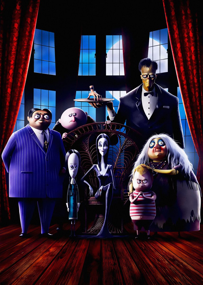 'The Addams Family' Poster, picture, metal print, paint by SeeMyArt ...