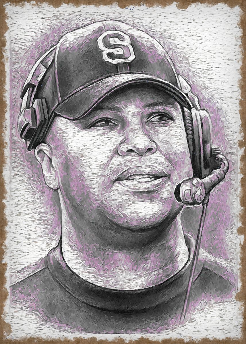 'Coach David Shaw' Poster, picture, metal print, paint by Yuuzuy | Displate