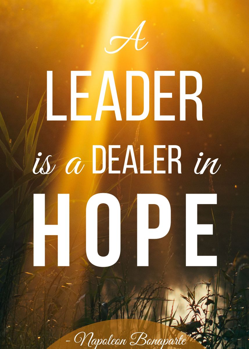 'Leadership quote' Poster by CiniArt | Displate