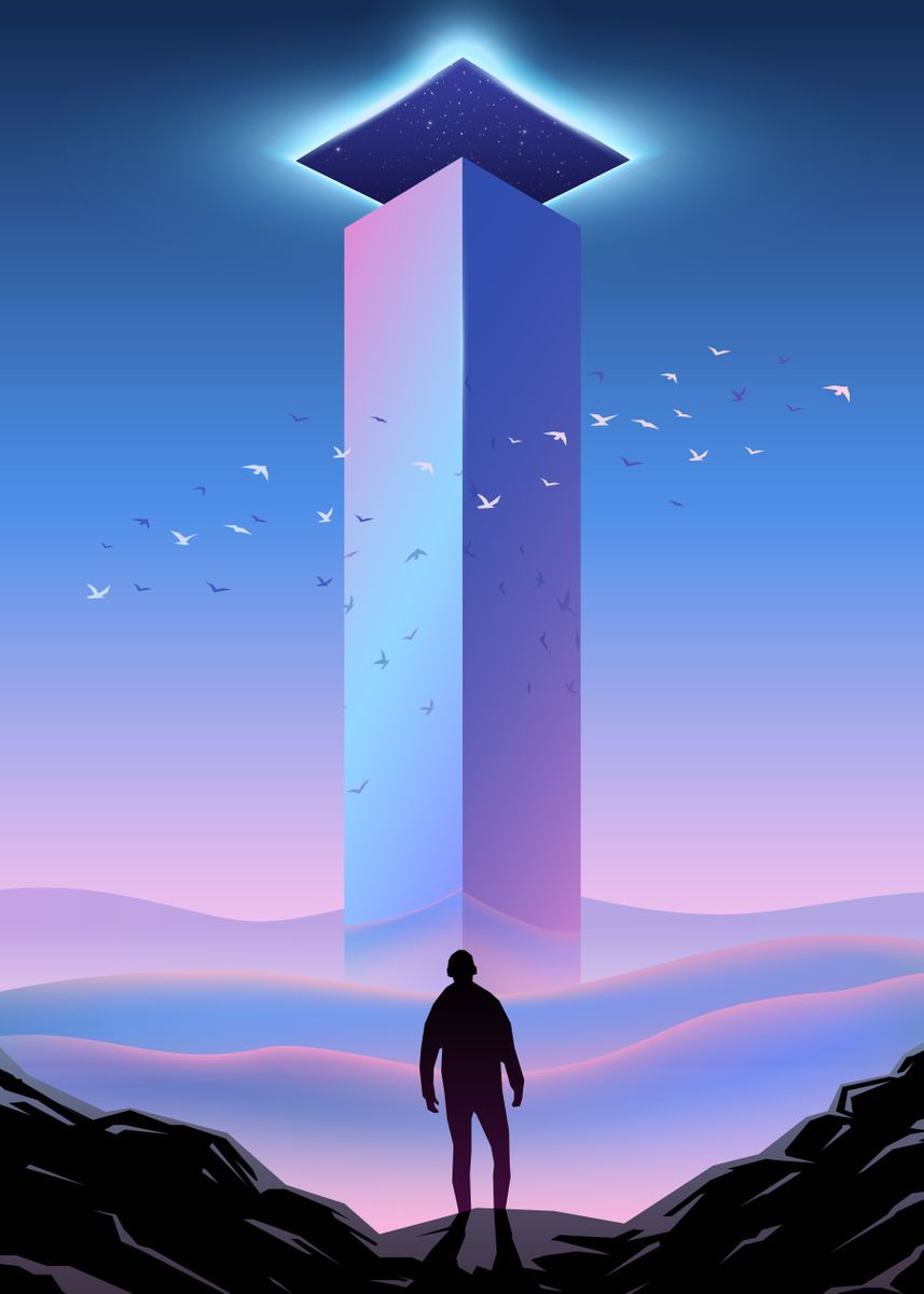 'Surreal Poster ' Poster, picture, metal print, paint by Queensy Collin ...