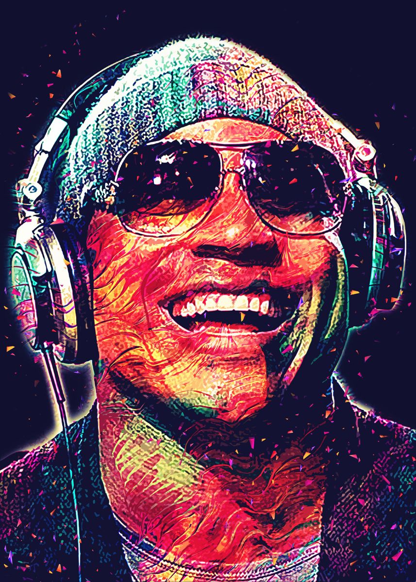 'LL Cool J' Poster, picture, metal print, paint by SA KE | Displate