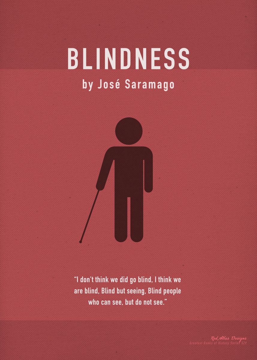 'Blindness Book Art ' Poster by Design Turnpike | Displate