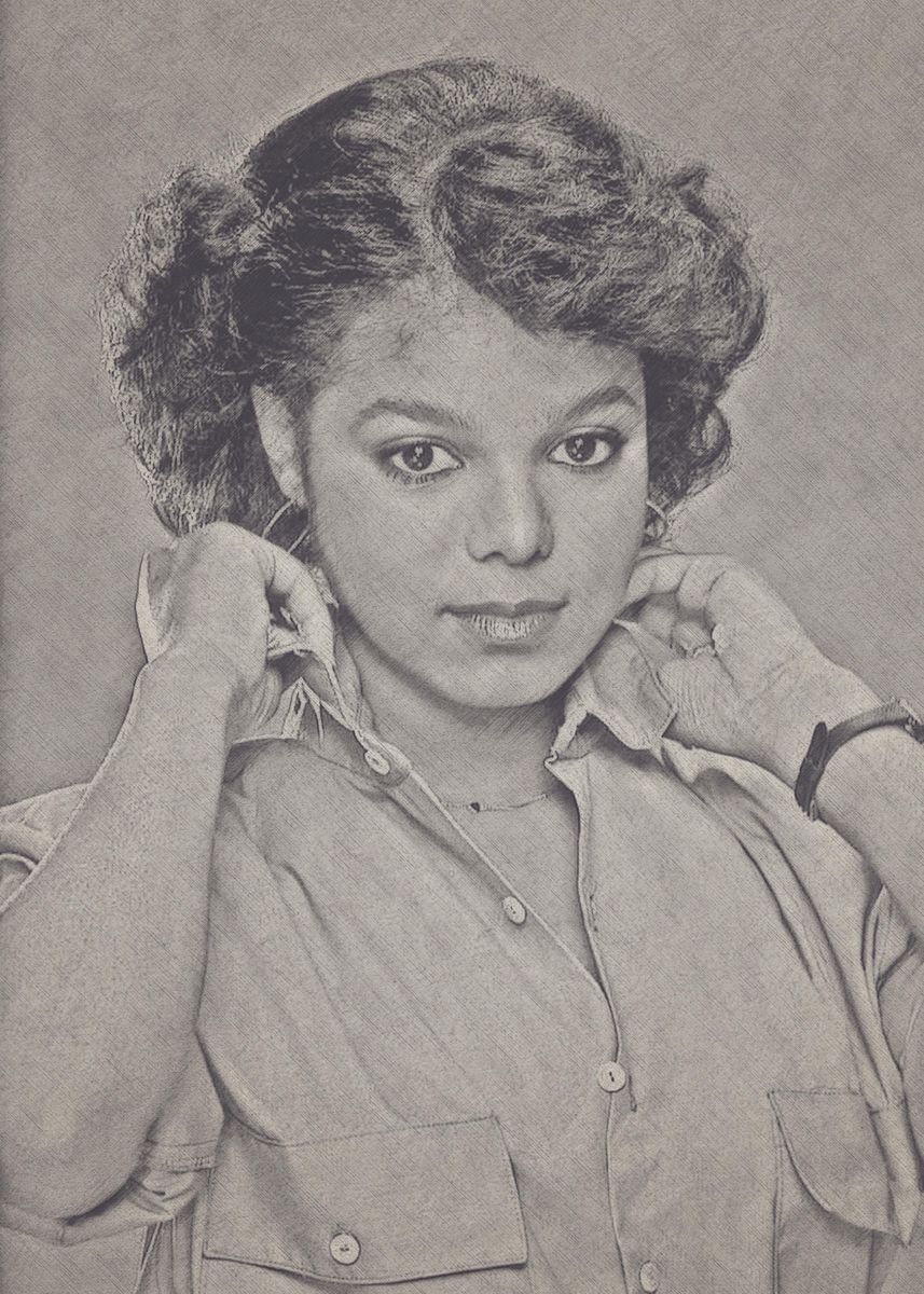 'Janet Jackson' Poster by John Smith | Displate