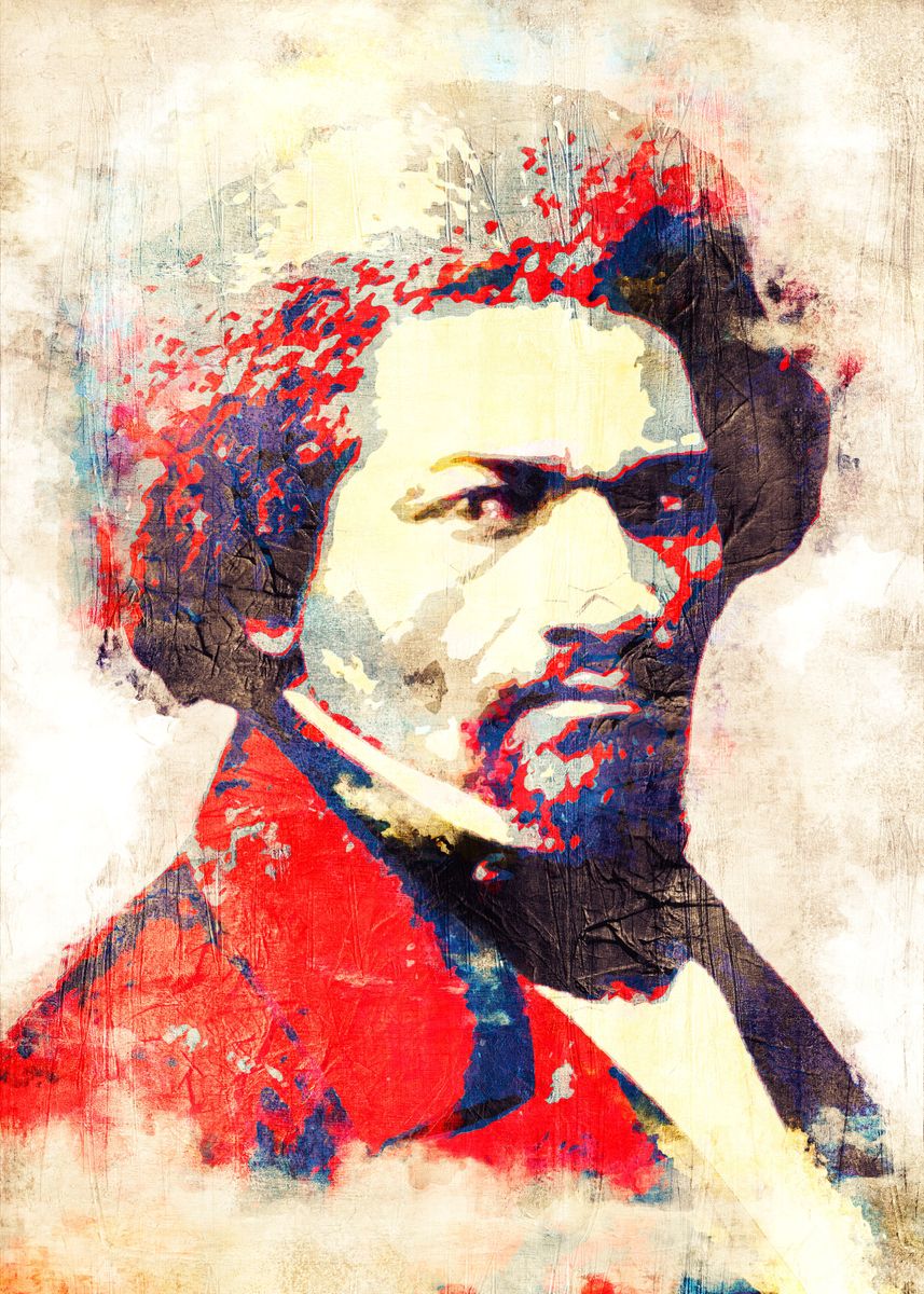 'Frederick Douglass' Poster, picture, metal print, paint by Filip ...