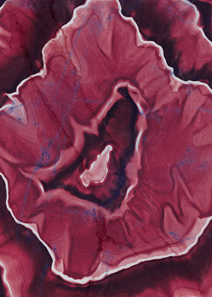 'Pink Malachite Texture 02' Poster by Aloke Design | Displate