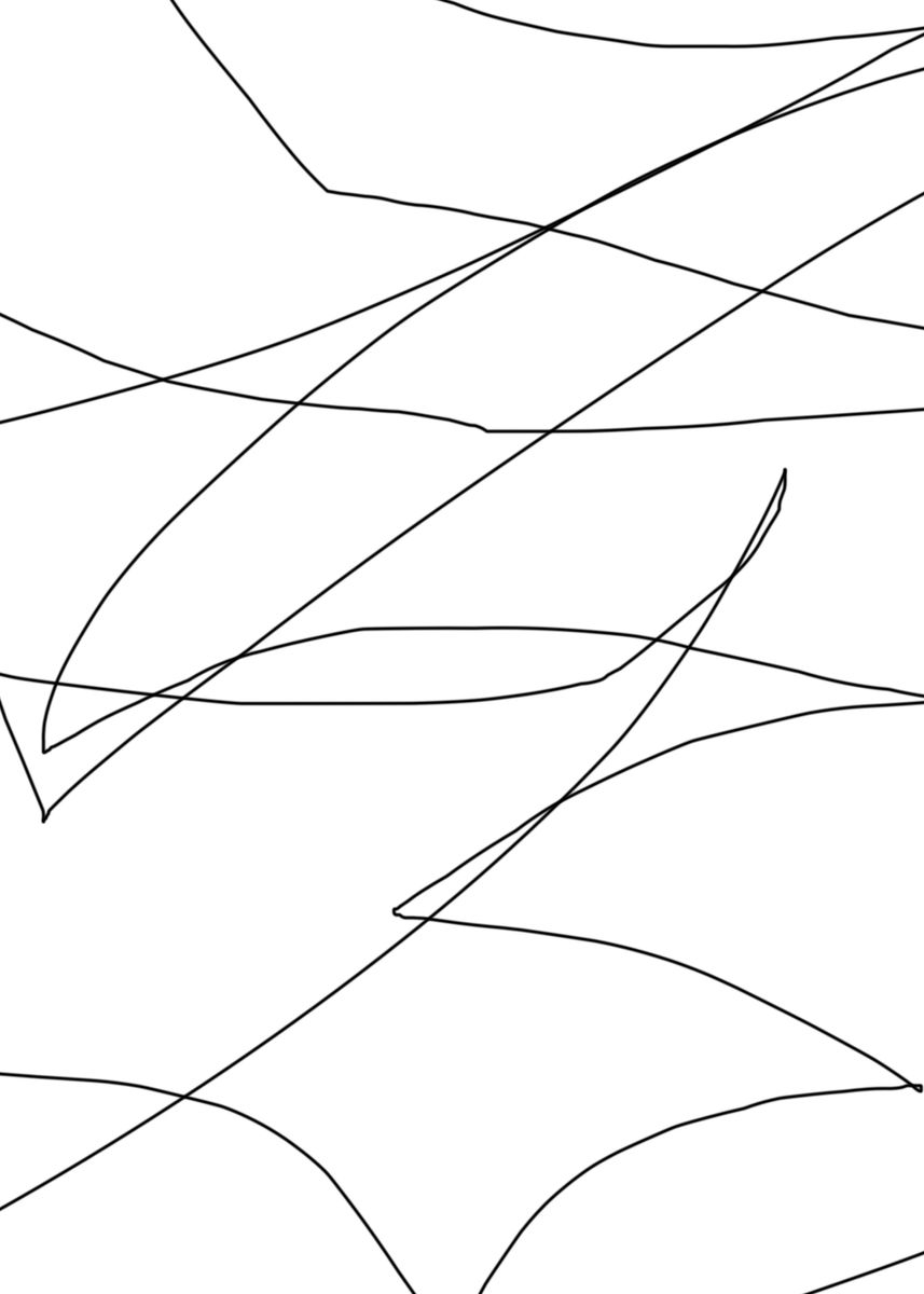 'premium scribble abstract' Poster, picture, metal print, paint by LAST ...