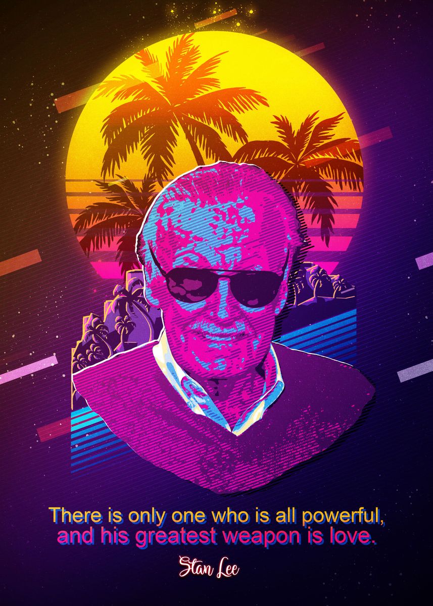 'Quotes Stan Lee ' Poster, picture, metal print, paint by The Poster ...