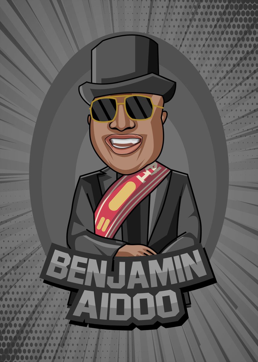 'Benjamin aido coffin dance' Poster, picture, metal print, paint by ...