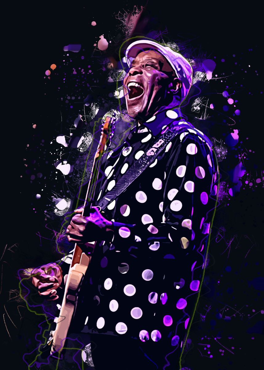 'Buddy Guy' Poster, picture, metal print, paint by BFM STUDIO | Displate