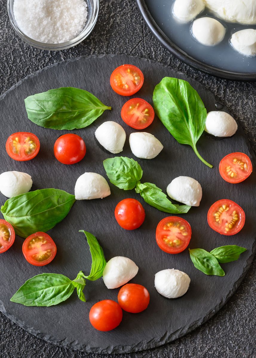 'Caprese Salad' Poster, picture, metal print, paint by Oleksandr ...