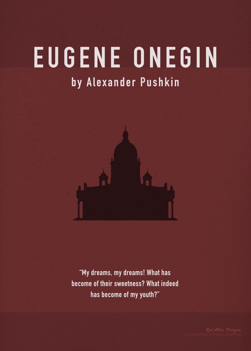 'Eugene Onegin Book Art ' Poster, picture, metal print, paint by Design ...