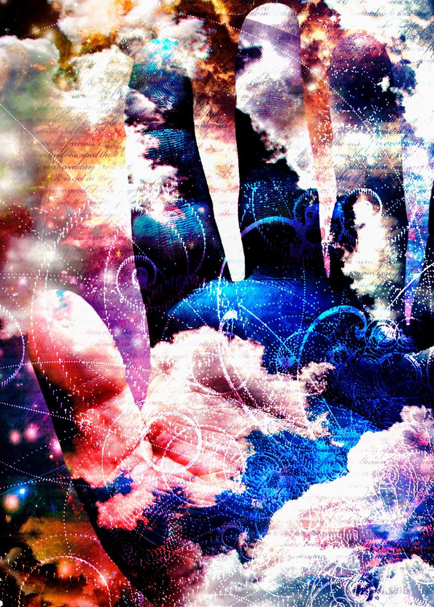 'The hand of Creator' Poster by Bruce Rolff | Displate