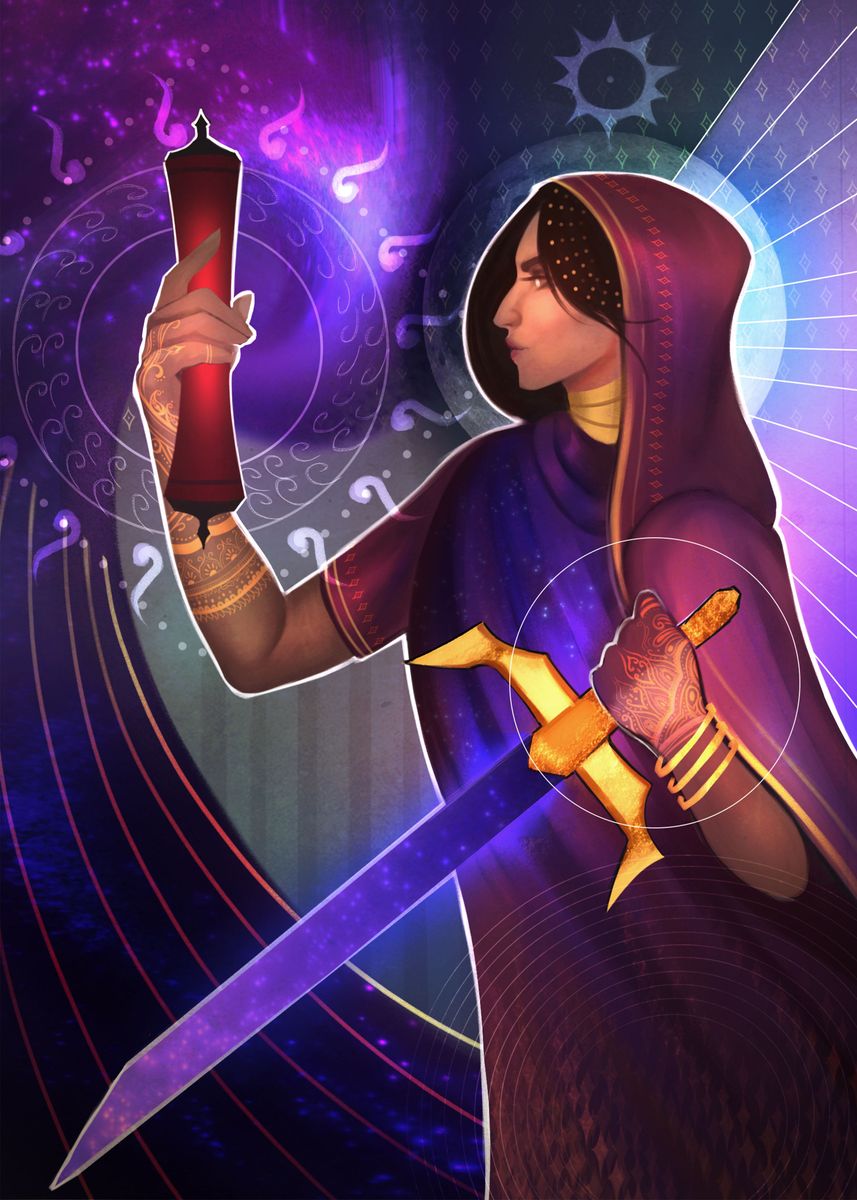 'Cosmic Mage' Poster by Varia | Displate