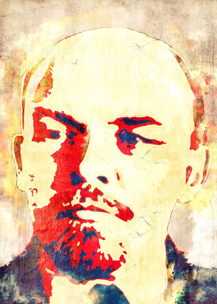 'Vladimir Lenin' Poster by Filip Hellman | Displate