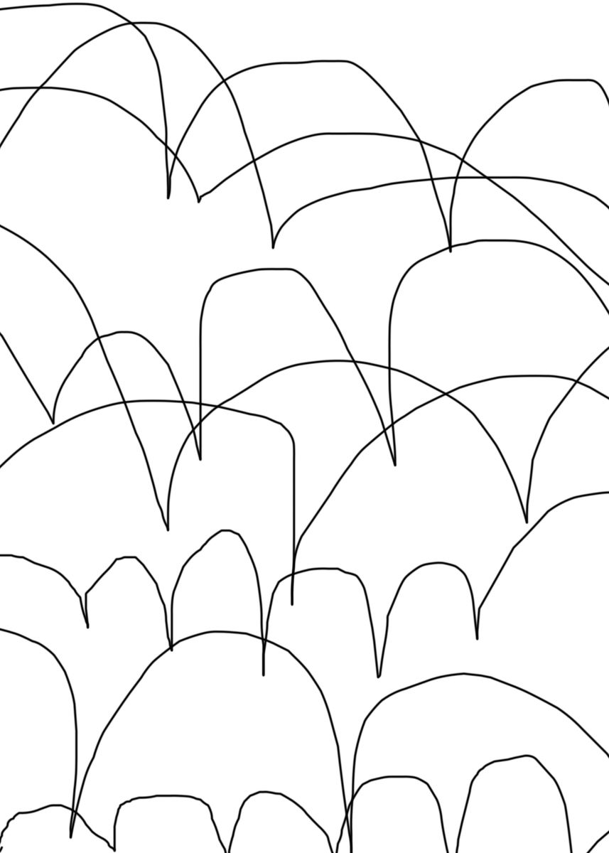 'premium scribble abstract' Poster by LAST LIGHT | Displate