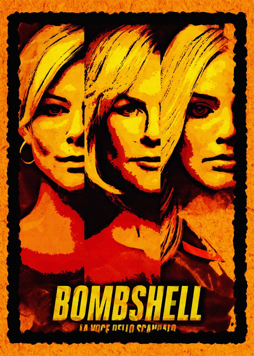 'Bombshell 1' Poster, picture, metal print, paint by Zain Brookes ...