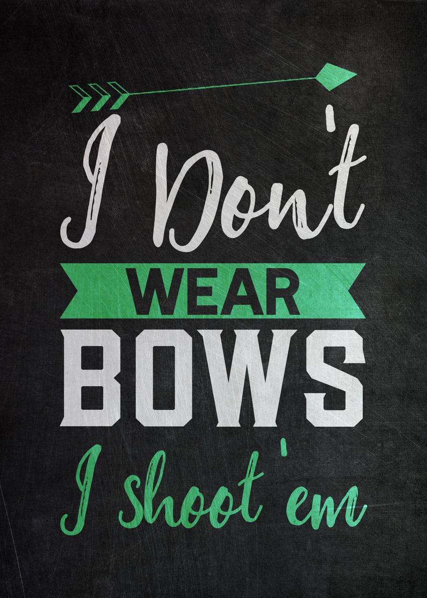 'Funny Archery Design' Poster by PosterWorld | Displate