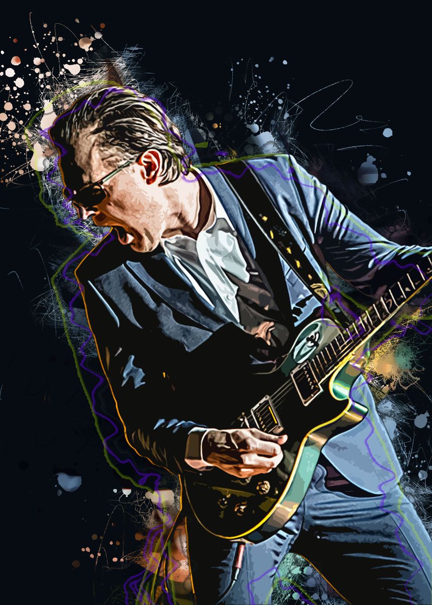 'Joe Bonamassa' Poster, picture, metal print, paint by BFM STUDIO ...