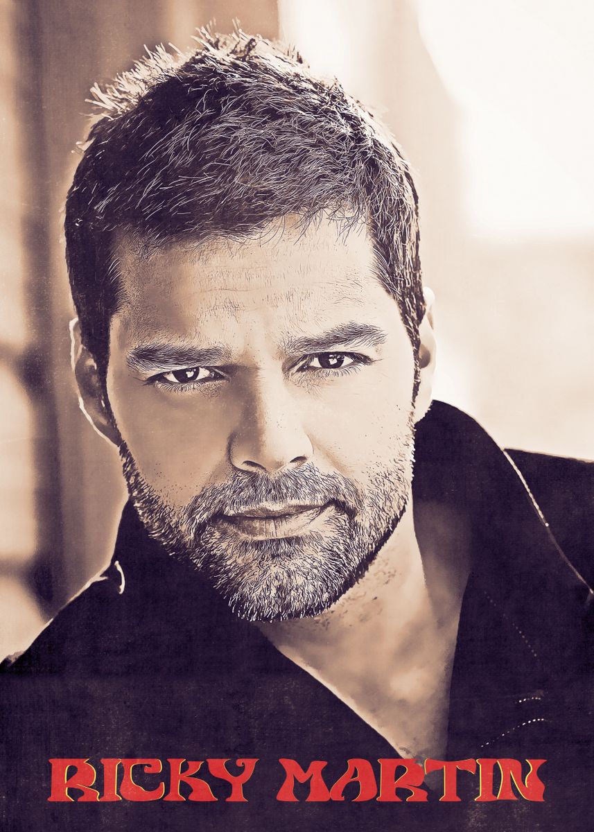 'Ricky Martin' Poster by Anxhela Sufa | Displate