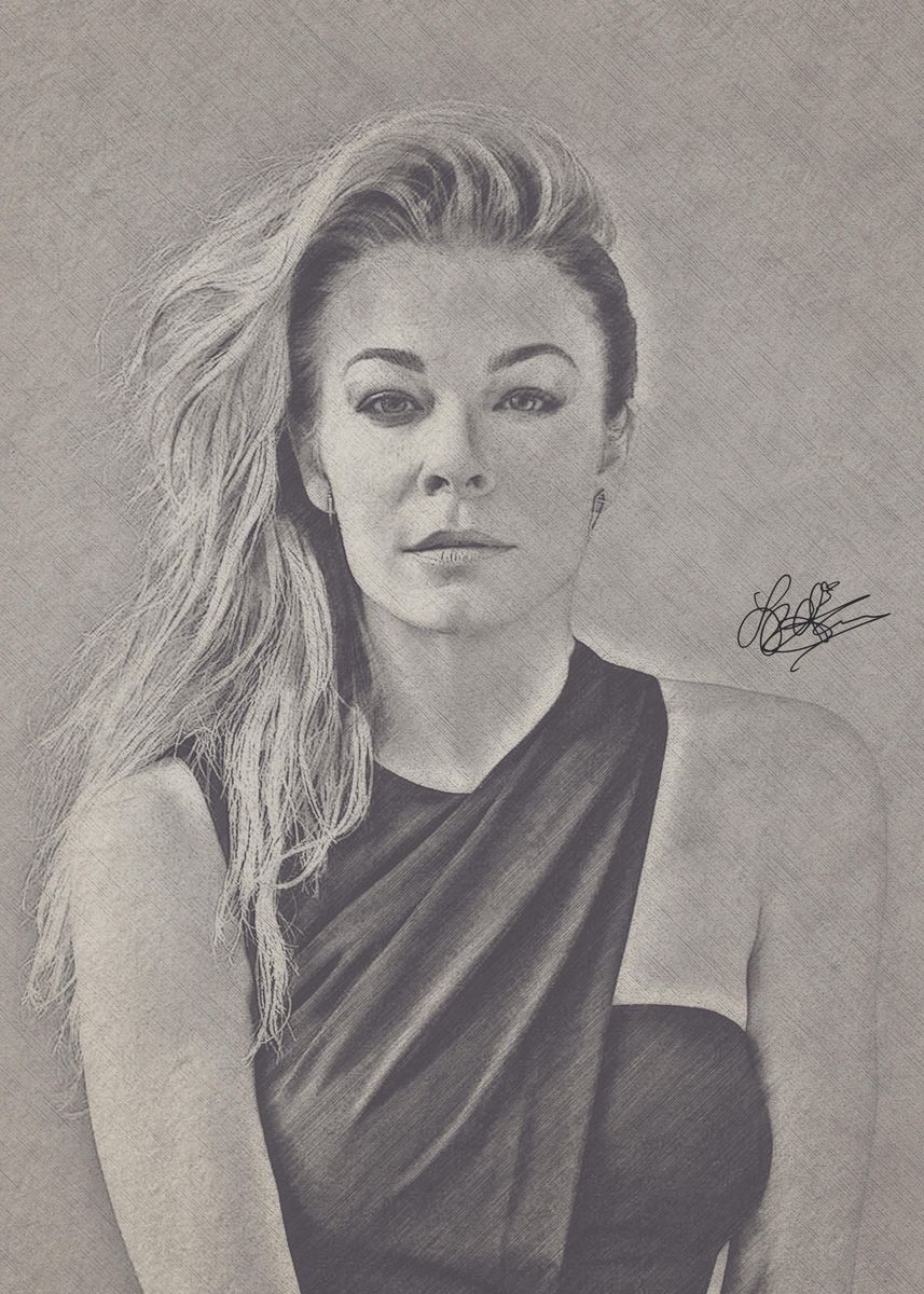 'LeAnn Rimes' Poster, picture, metal print, paint by John Smith | Displate