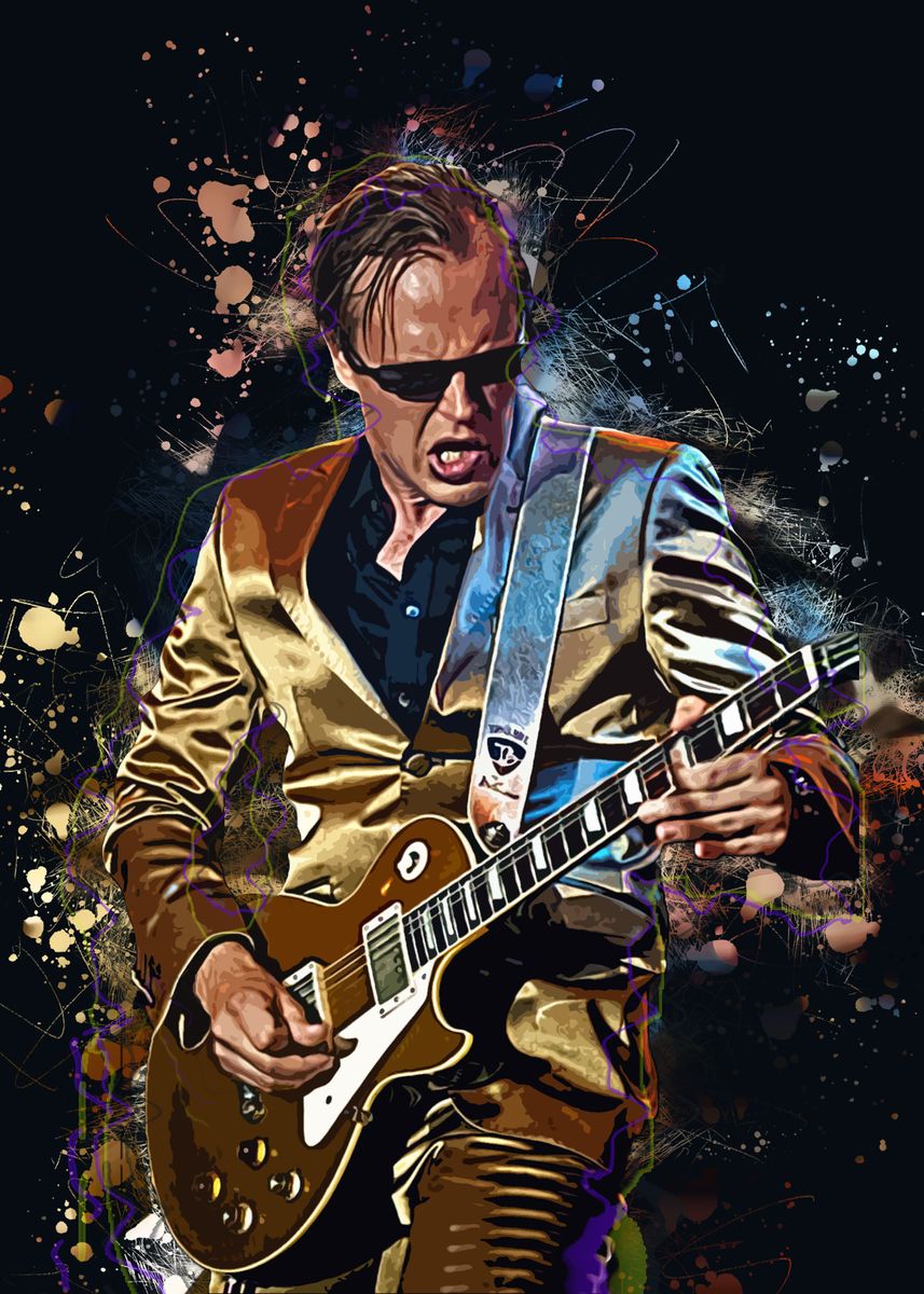 'Joe Bonamassa' Poster, picture, metal print, paint by BFM STUDIO ...