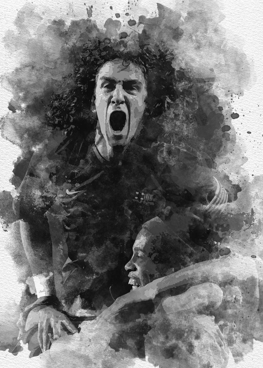 'carles puyol' Poster, picture, metal print, paint by Andrian Novaldi ...