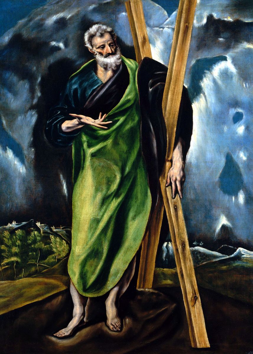 'El Greco Saint Andrew' Poster, picture, metal print, paint by Jon ...