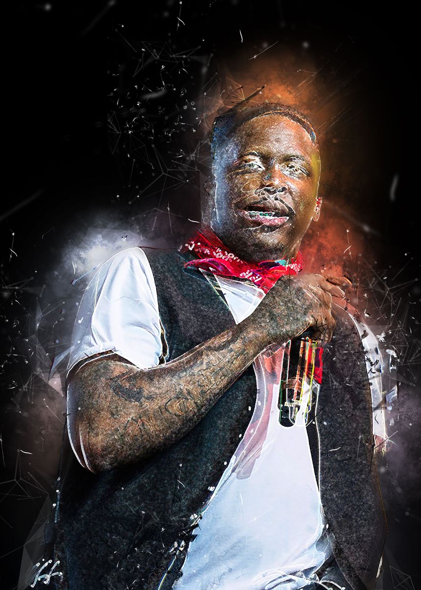 'YG' Poster, picture, metal print, paint by HISAN TEAM | Displate