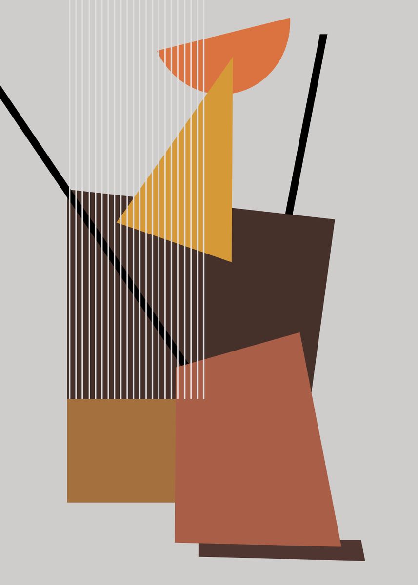 'Abstract Composition 943' Poster by aestevez | Displate