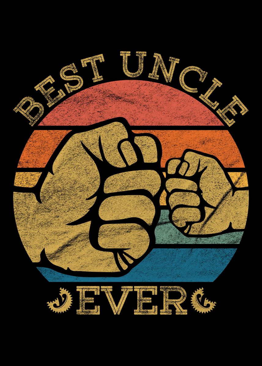 'Best Uncle' Poster by Cooldruck | Displate