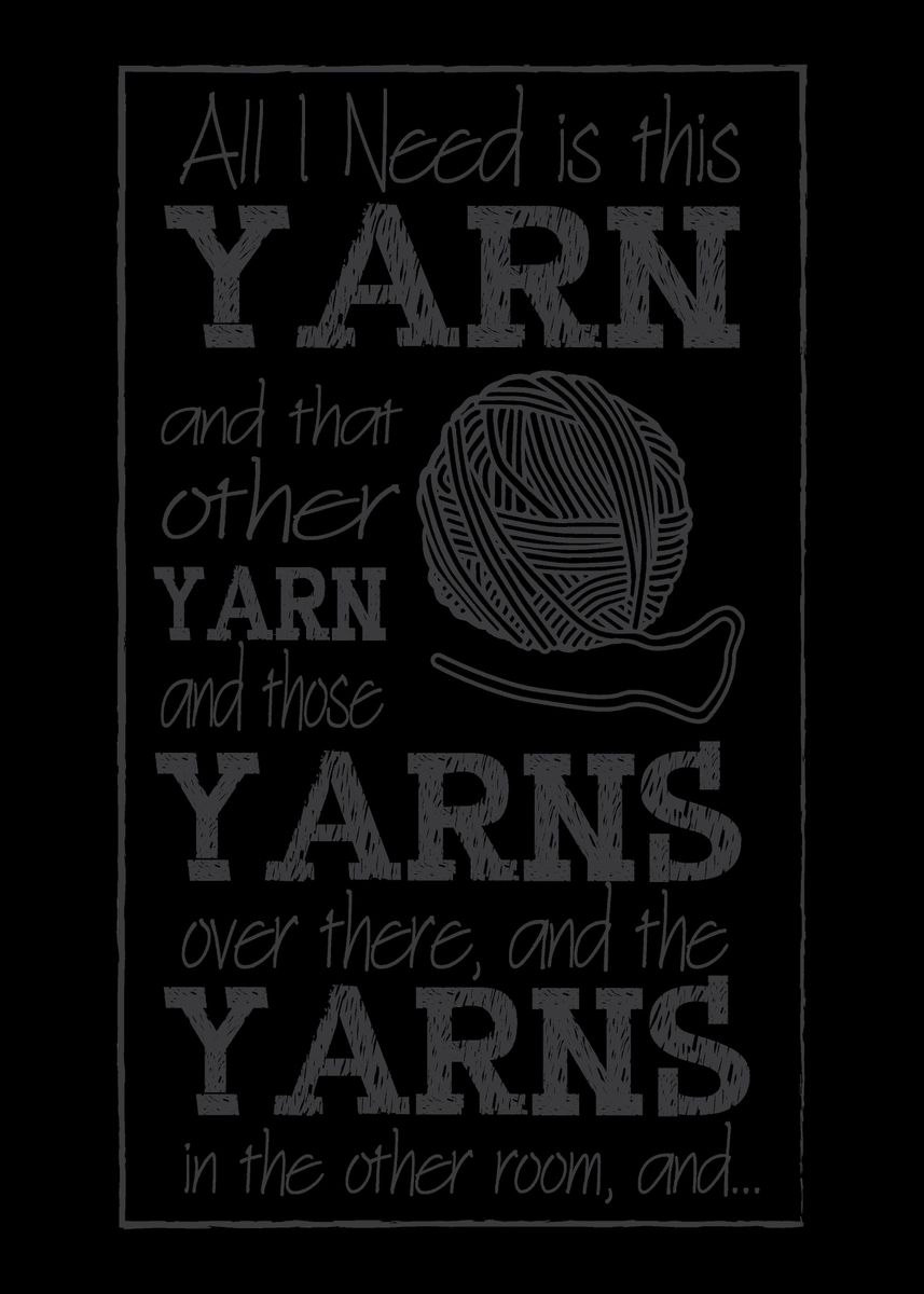 'Yarns' Poster by TheSpezialBrand | Displate