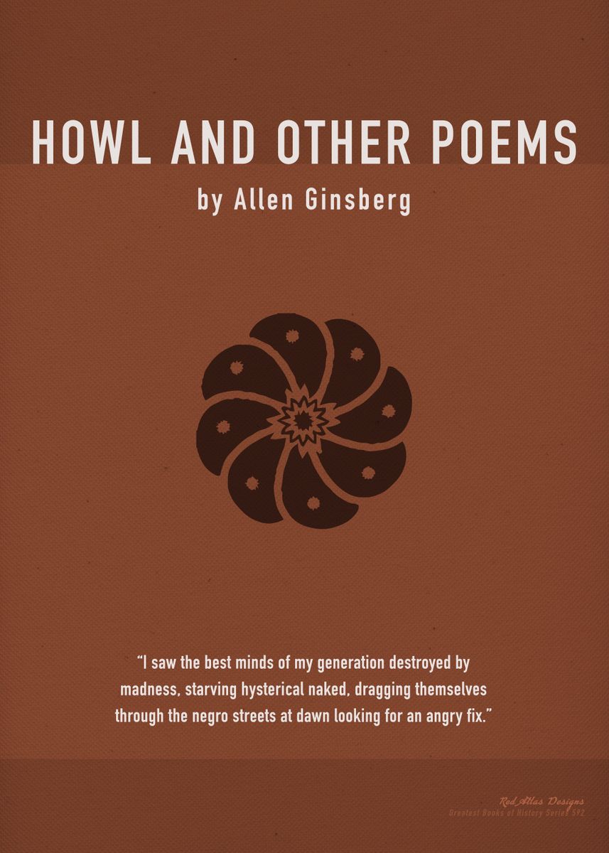 'Howl and Other Poems ' Poster, picture, metal print, paint by Design ...