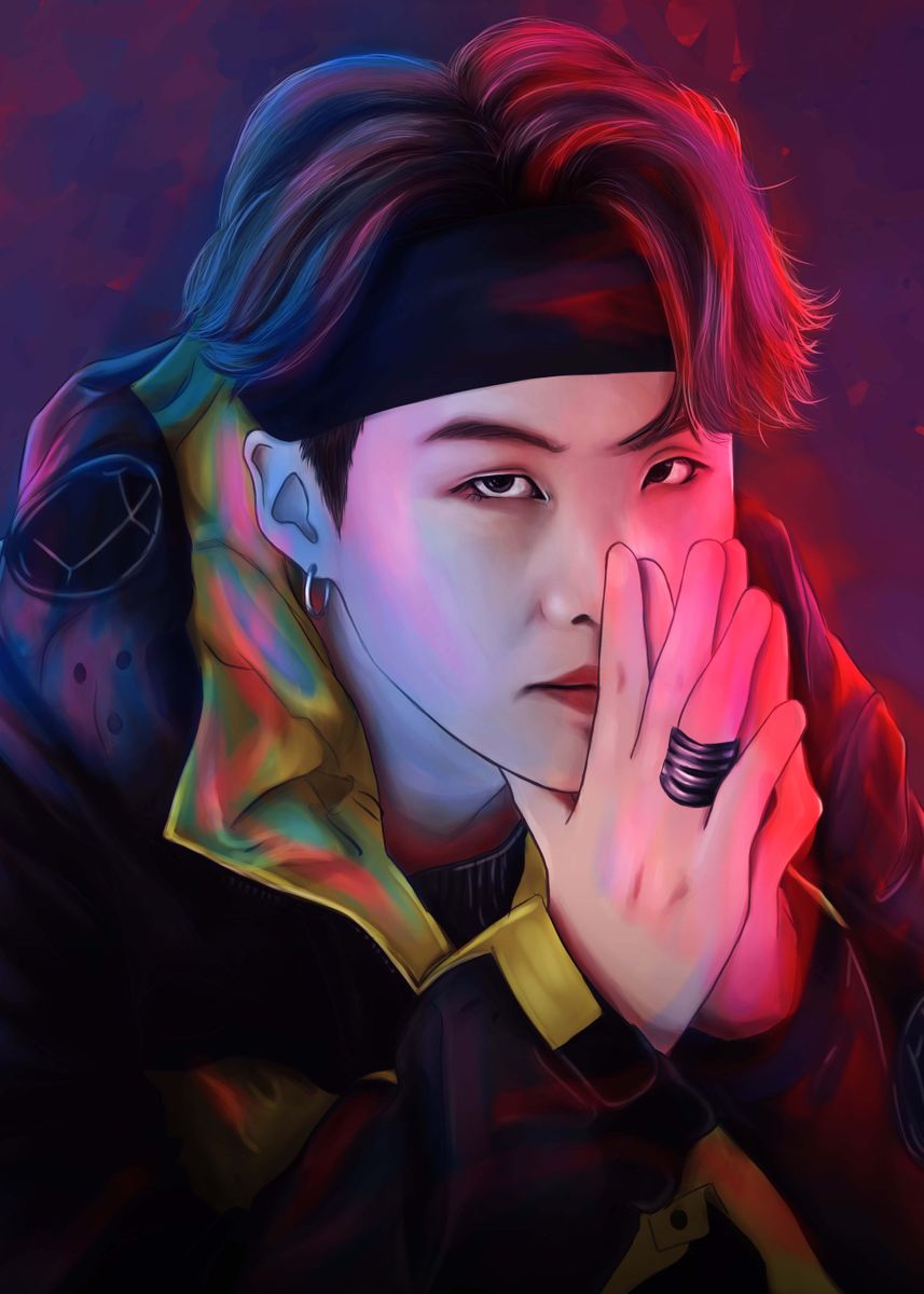 'SWAG SUGA' Poster, picture, metal print, paint by Swastika Larasati ...