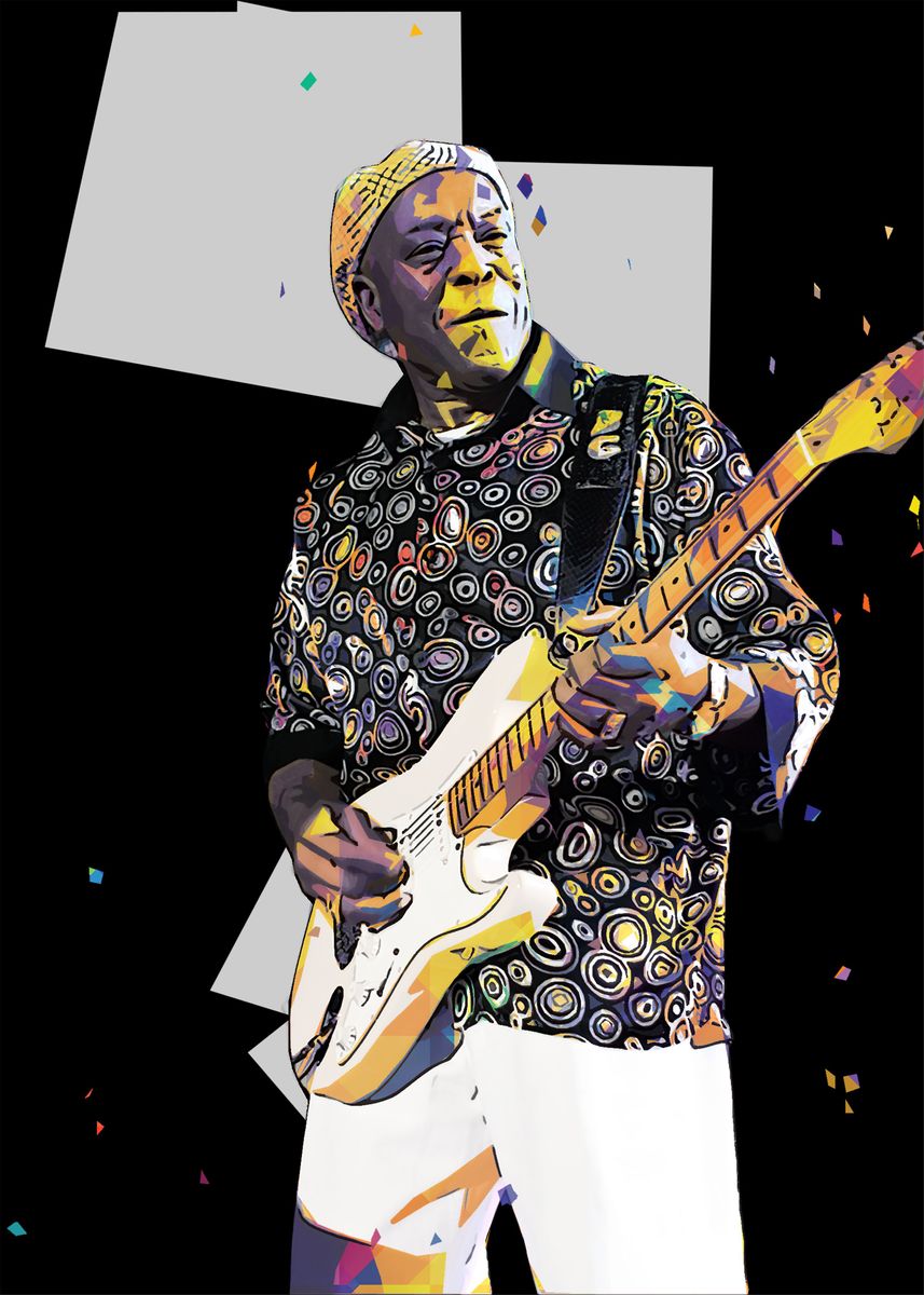 'Buddy Guy ' Poster, picture, metal print, paint by HD TEAM | Displate