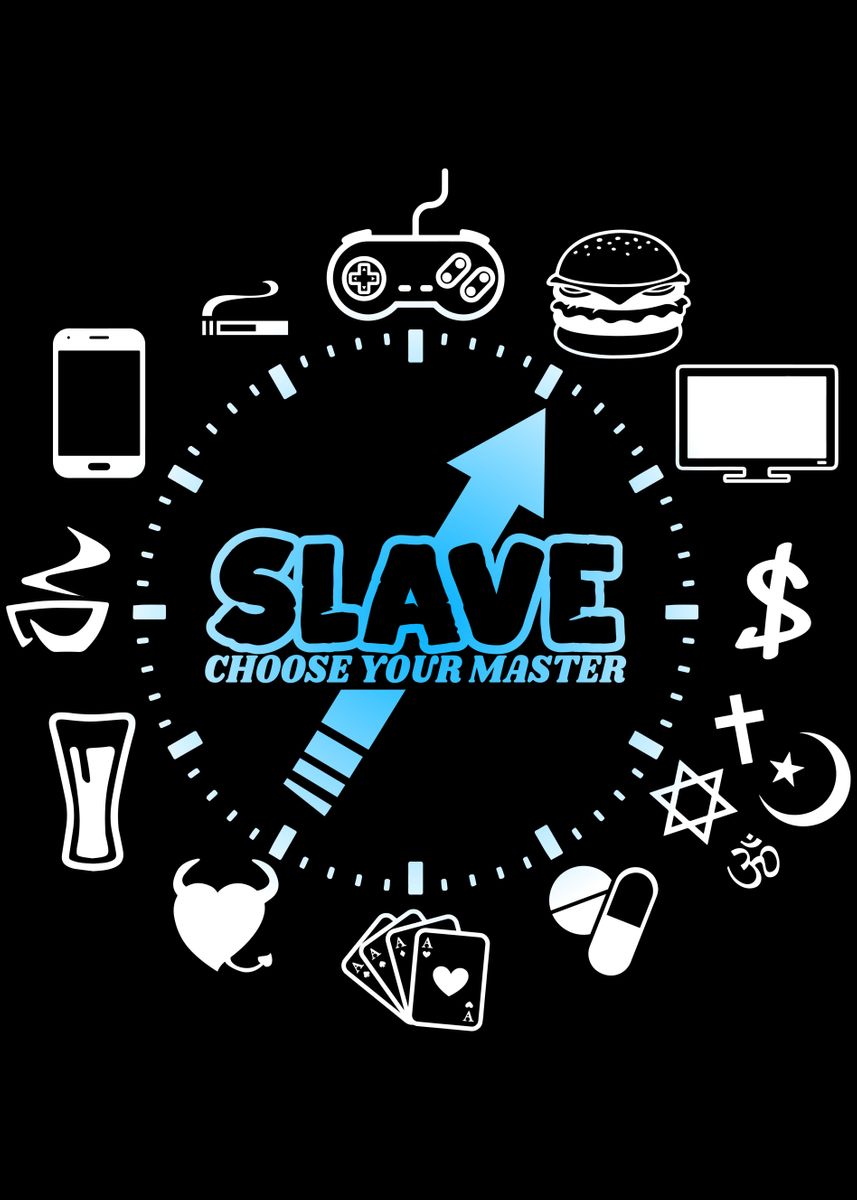 'Slave' Poster, picture, metal print, paint by ShirTom | Displate