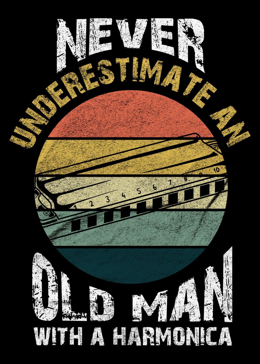 'Harmonica' Poster by Cooldruck | Displate