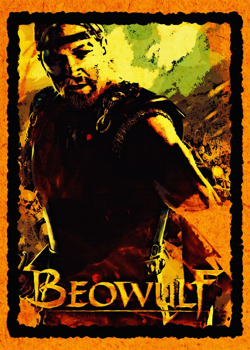 'Beowulf 1' Poster, picture, metal print, paint by Elisa Woodard | Displate