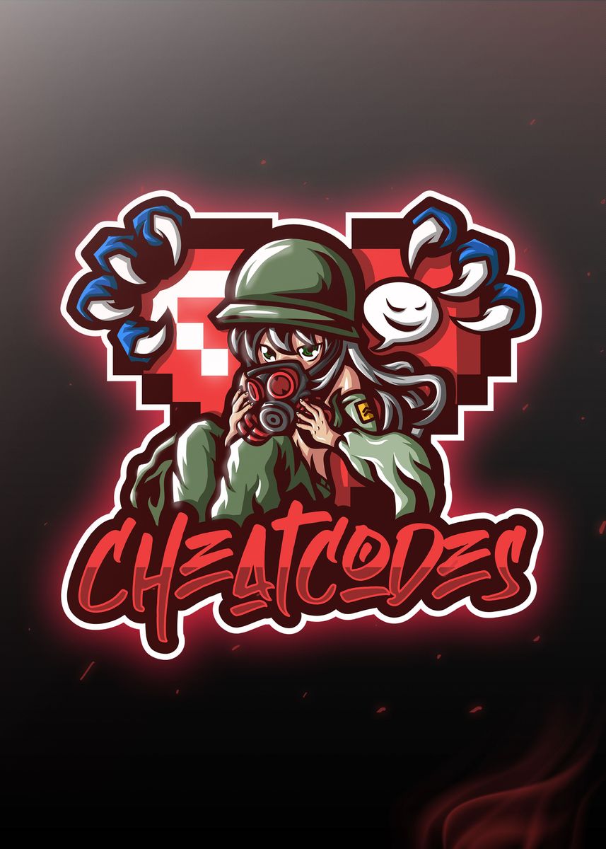 'cheat codes and friends' Poster, picture, metal print, paint by Xed ...