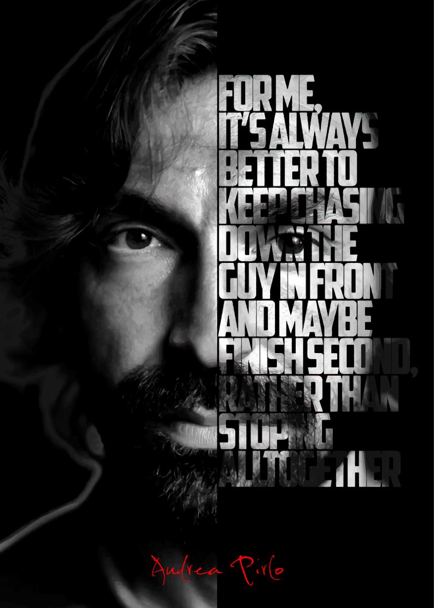 'Andrea Pirlo' Poster by BnWDesigner | Displate