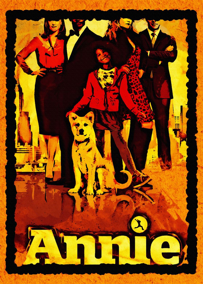 'Annie 1' Poster, picture, metal print, paint by Zain Brookes | Displate