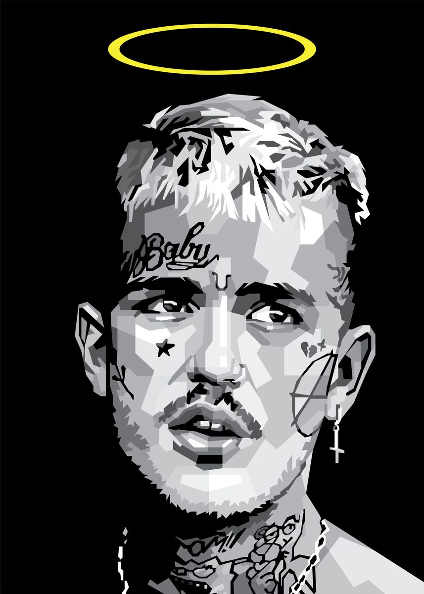 'RIP Lil Peep' Poster by Gilang Bogy | Displate