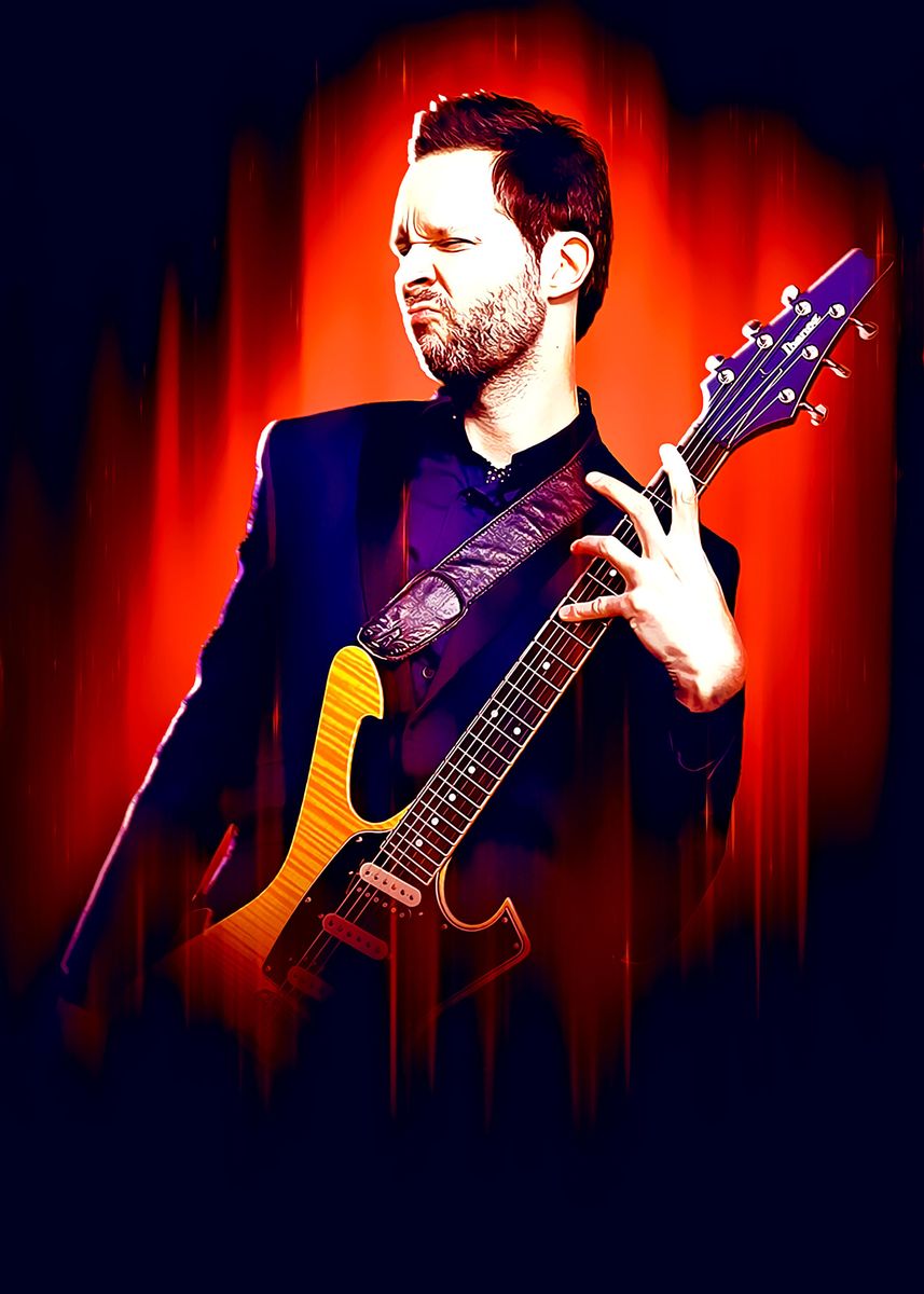 'Paul Gilbert ' Poster, picture, metal print, paint by HABIT ART | Displate