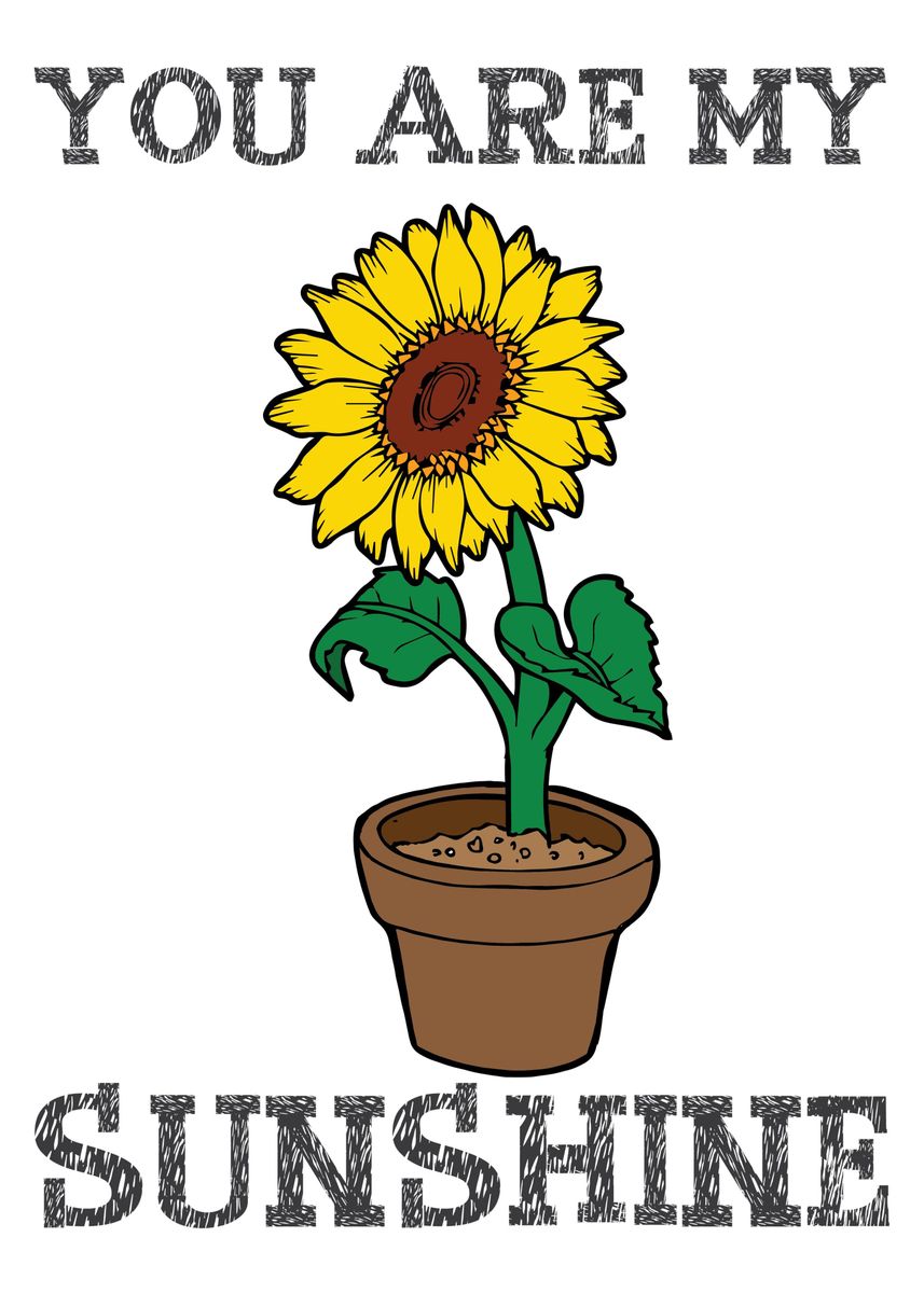 'Sunflower' Poster by TheSpezialBrand | Displate