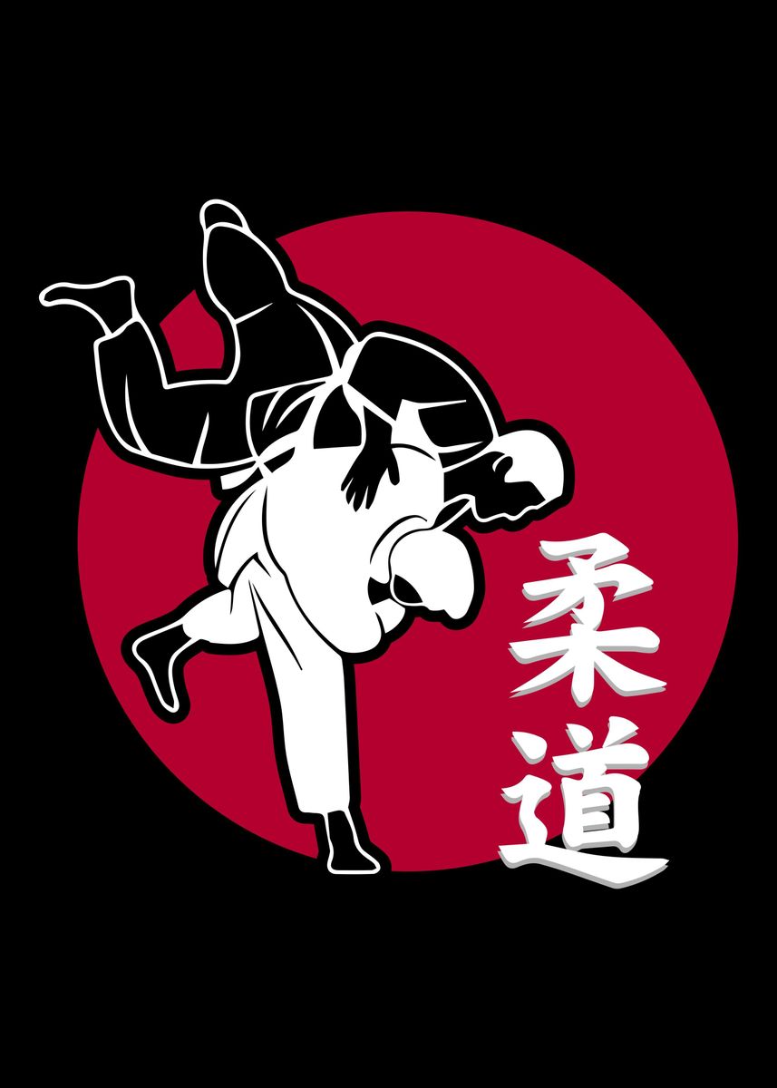 'Judo' Poster, picture, metal print, paint by O G | Displate