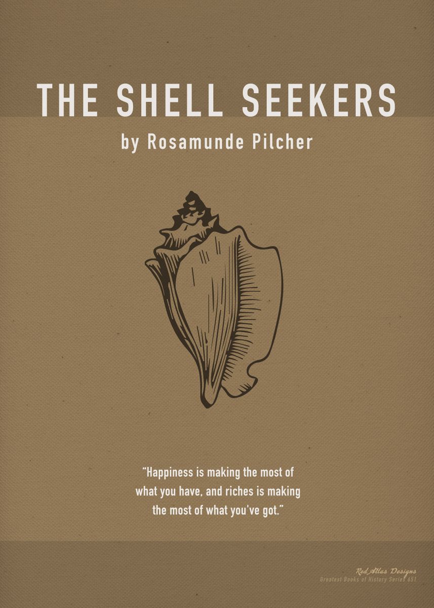 'The Shell Seekers Book Art' Poster, picture, metal print, paint by ...